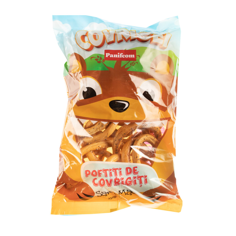Covrigei Panifcom cu sare și mac, 250 g – Panifcom