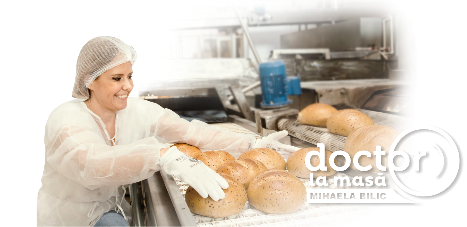 Pâine vie, plină de sănătate și bucurie! Pâine de la Panifcom!