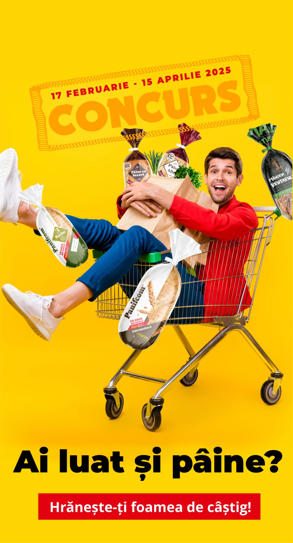 Pâine vie, plină de sănătate și bucurie! Pâine de la Panifcom!